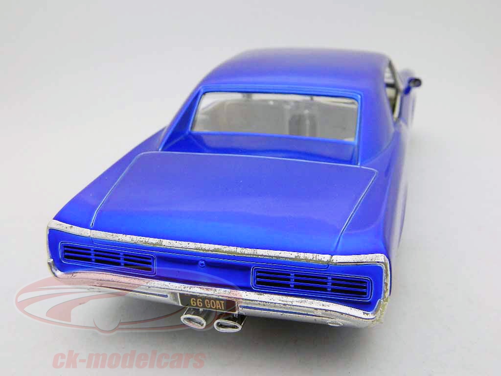 HotWheels 1:18 Pontiac GTO Baujahr 1966 candy blau Classics J2890 ...