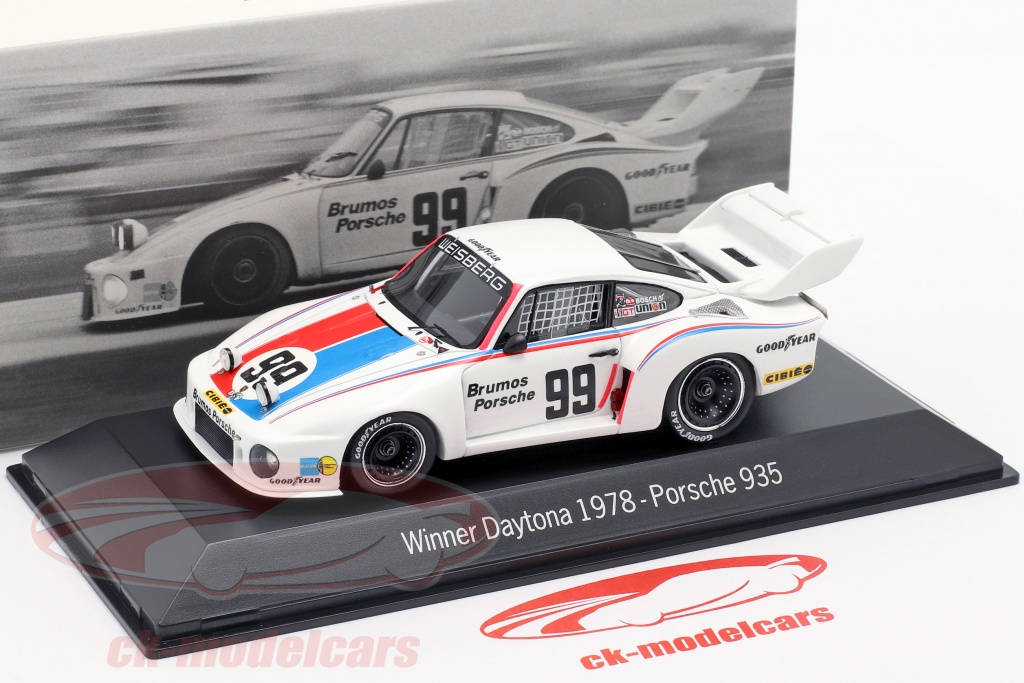 Spark 1:43 Porsche 935 #99 Winnaar 24h Daytona 1978 Brumos Porsche ...