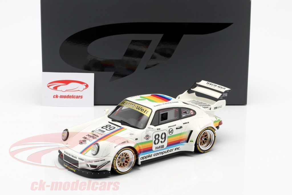 GT-SPIRIT 1:18 Porsche 911 (964) RWB Body Kit #89 white GT792 model car ...