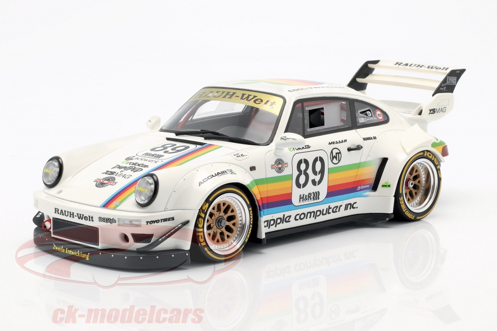 GT-SPIRIT 1:18 Porsche 911 (964) RWB Body Kit #89 white GT792 model car ...
