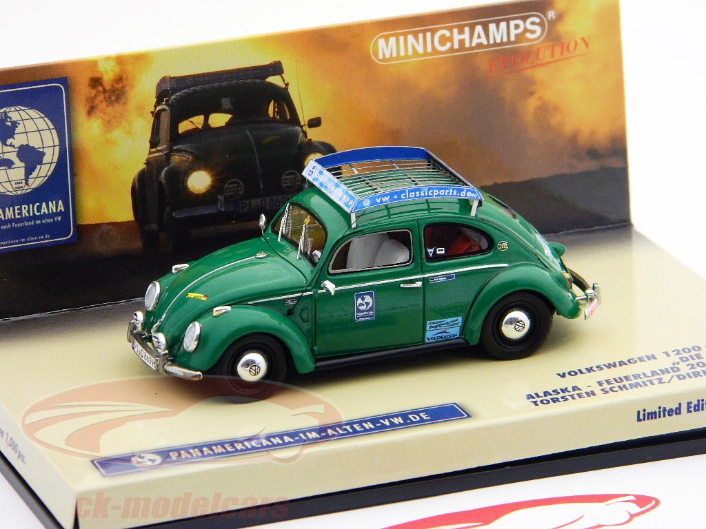 Minichamps 1:43 Volkswagen VW 1200 The Pea green Alaska - Land of Fire ...