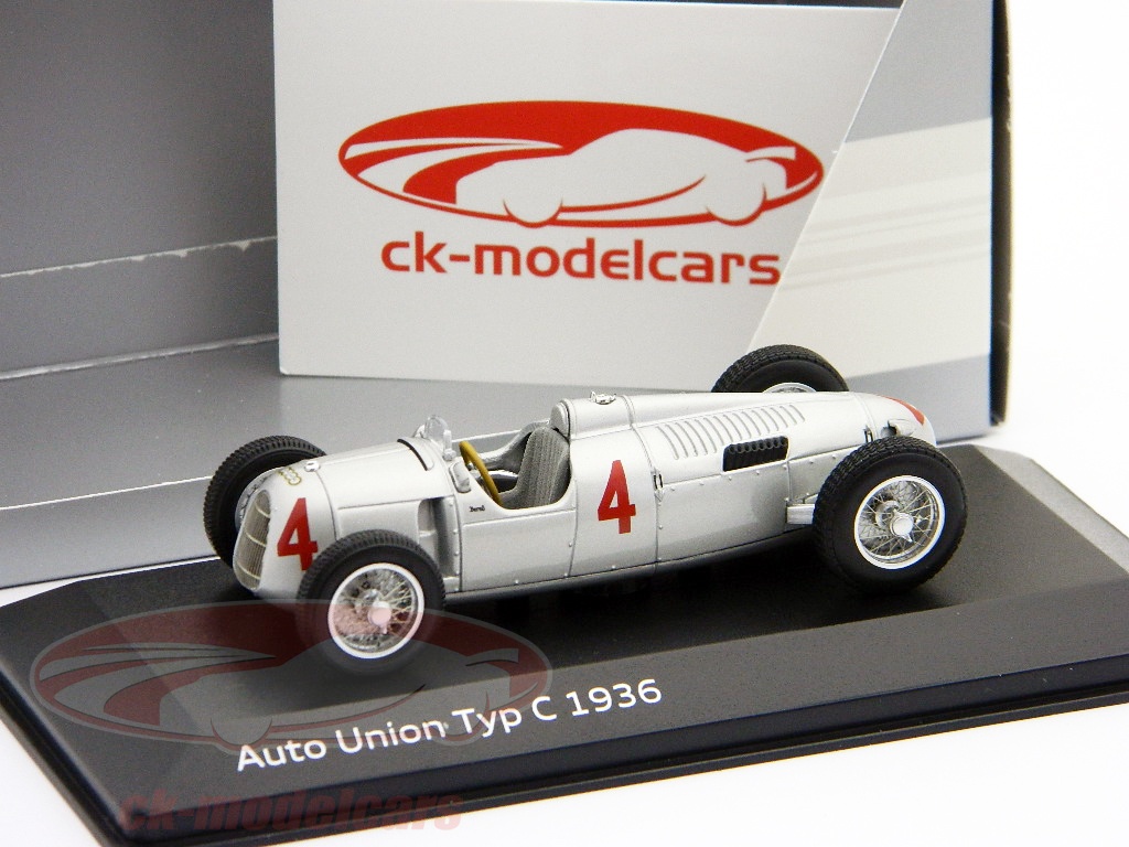 Minichamps 1:43 Rosemeyer Auto Union Typ C #4 Formel 1 1936 5030900603 ...