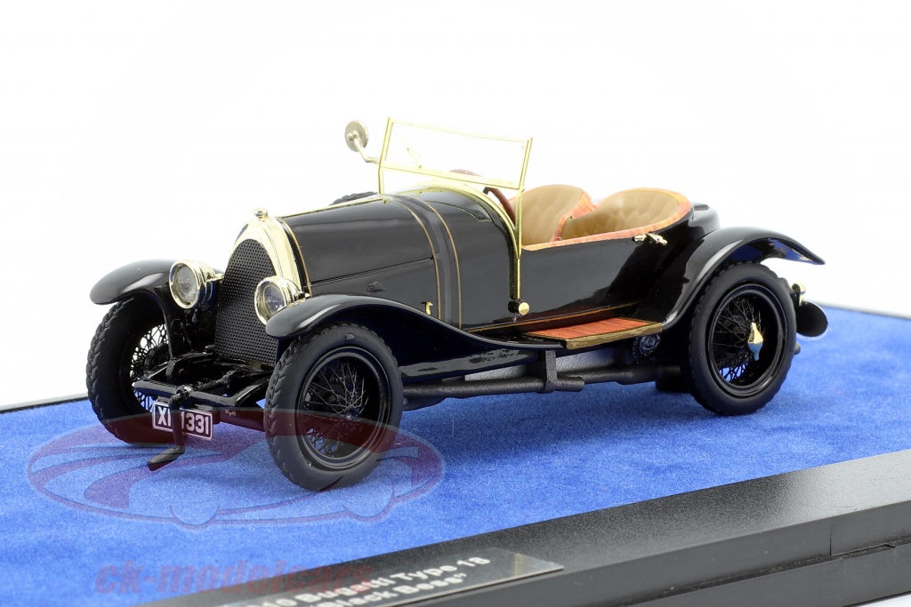 Matrix 1:43 Bugatti 18 Black Bess year 1910 black MXLM02-0205 model car ...