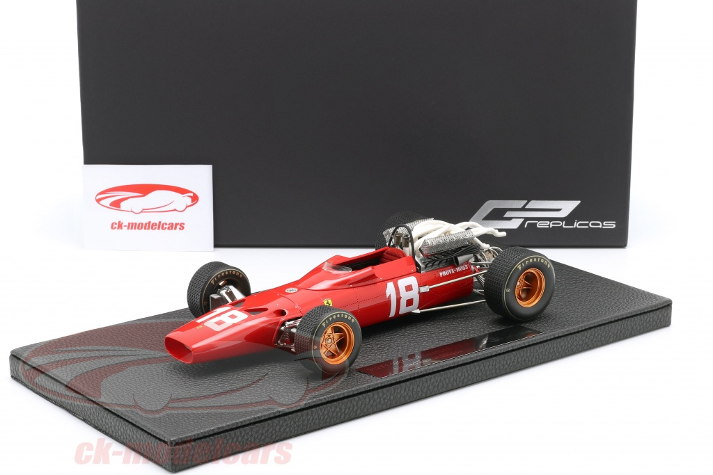 GP Replicas 1:18 Lorenzo Bandini Ferrari 312F1 #18 formula 1 1967 ...
