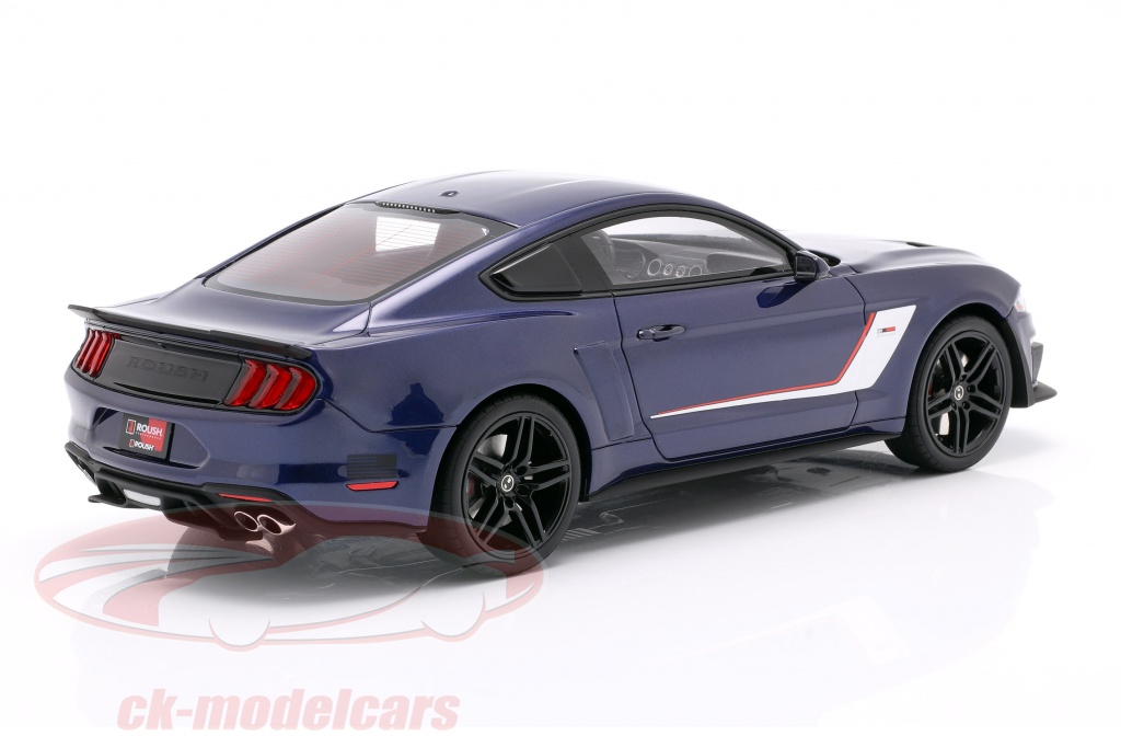 GT-SPIRIT 1:18 Ford Mustang Stage 3 Roush Performance 2019 blue ...
