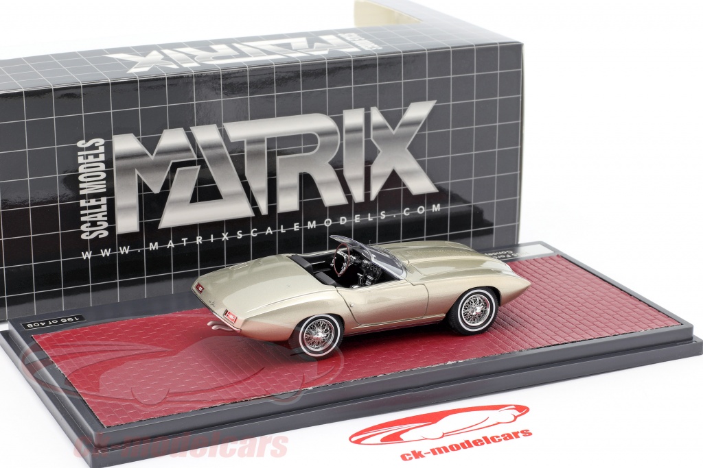 Matrix 1:43 Ford XP Bordinat Cobra Concept Car 1965 silver metallic ...