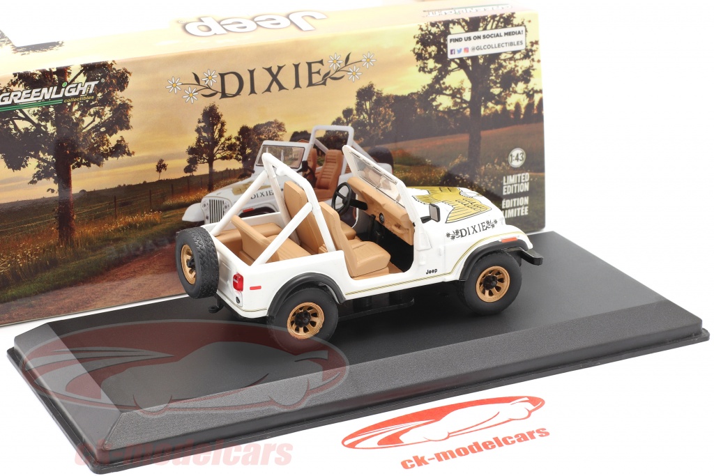 Greenlight 1:43 Jeep CJ-7 Golden Eagle 建設年 1979 白 / 金 86572 モデル 車 86572 8197250297112