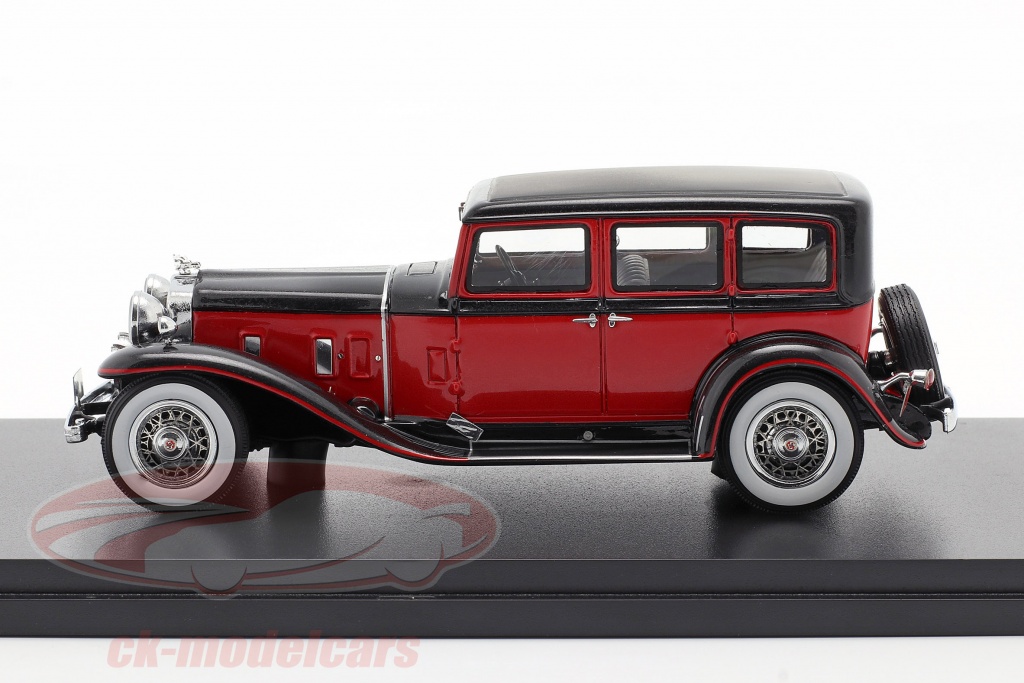 Neo 1:43 Stutz SV-16 Sedan year 1933 red / black NEO46595 model car ...