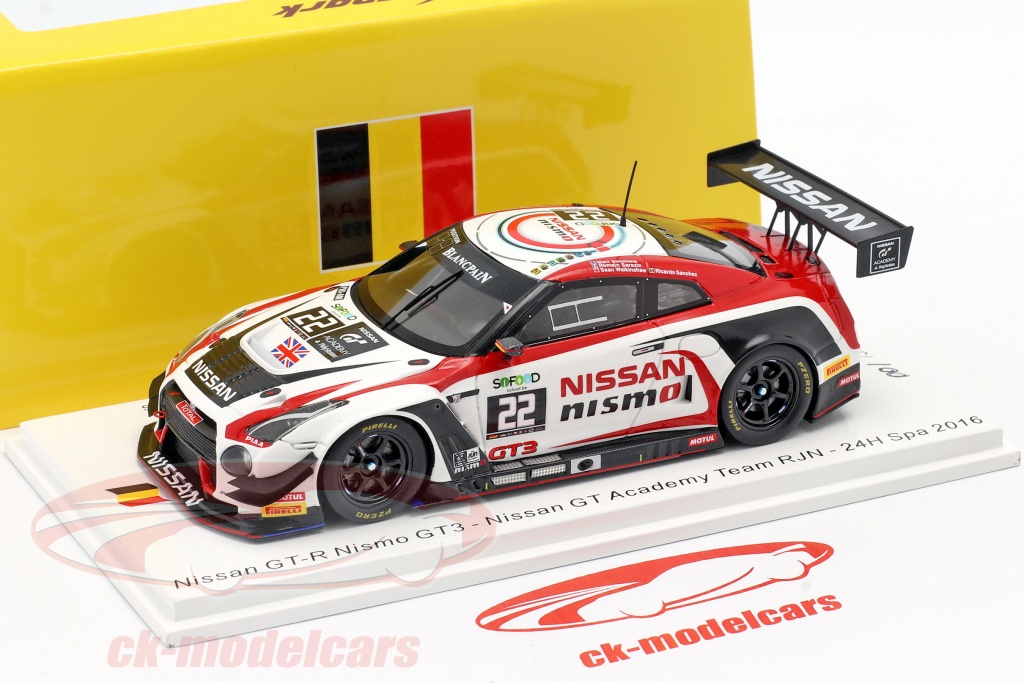 Spark 1:43 Nissan GT-R Nismo GT3 #22 24h Spa 2016 Nissan GT Academy ...