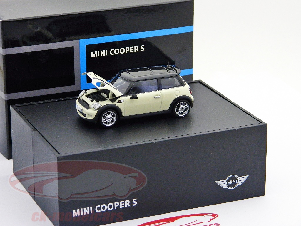 AUTOart 1:43 Mini Cooper S weiß / white 3344 Modellauto 3344 80420410396