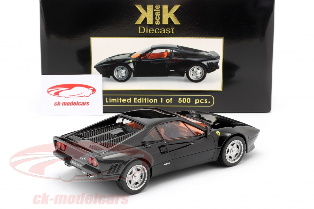 KK-Scale 1:18 Ferrari 288 GTO 建设年份 1984 黑色的 KKDC180412 模型 汽车 KKDC180412