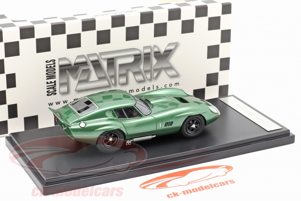 Matrix 1:43 AC A98 Coupe year 1964 green metallic MXR50101-011 model ...
