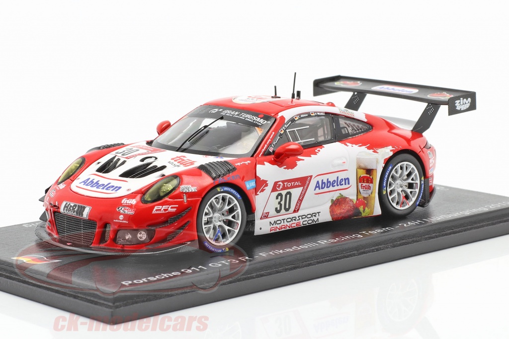 Spark 1:43 Porsche 911 GT3 R #30 24h Nürburgring 2019 Frikadelli Racing ...