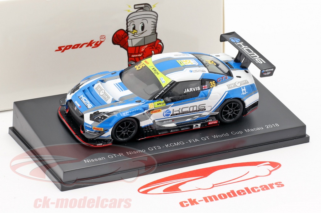 Spark 1:64 Nissan GT-R Nismo GT3 #35 FIA GT World Cup Macau 2018 Oliver ...