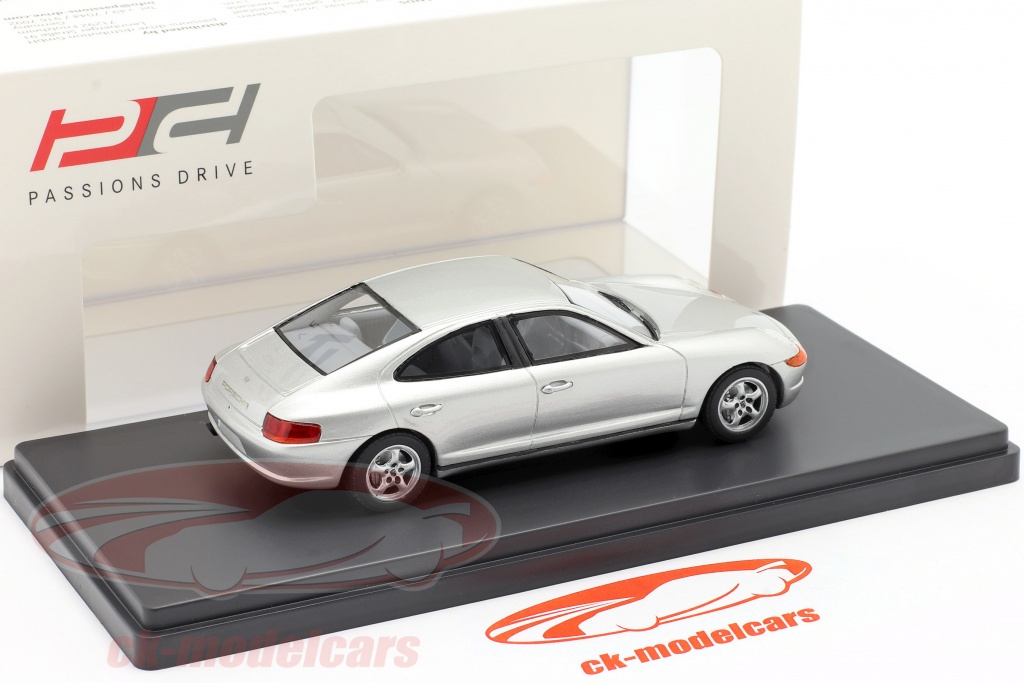 AutoCult 1:43 Porsche 989 Prototyp Baujahr 1988 silber 90142 Modellauto ...