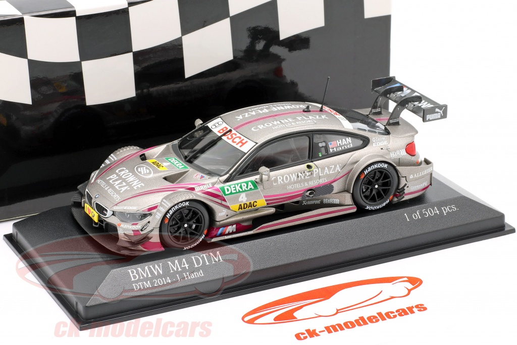 Minichamps 1:43 BMW M4 DTM #4 DTM 2014 Joey Hand 410142404 modèle ...