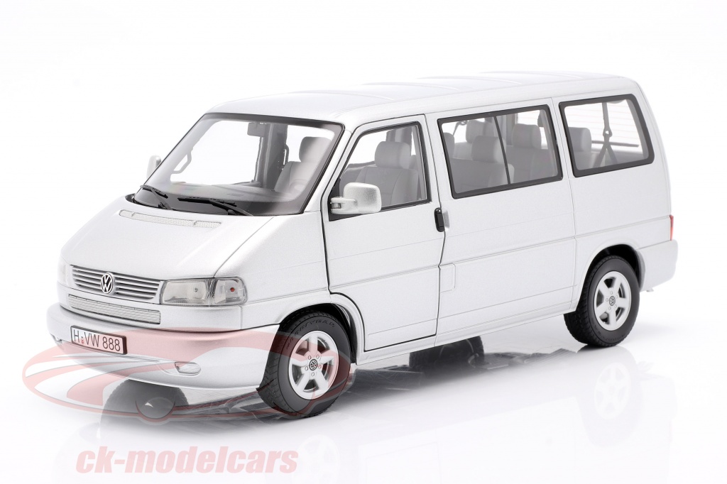 Schuco 1:18 Volkswagen VW T4b Caravelle silber 450041500 Modellauto ...