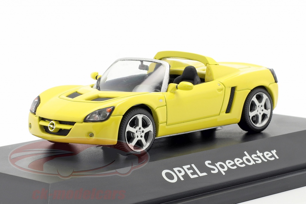 Schuco 1:43 Opel Speedster yellow 9121874 model car 9121874 9121874 1799032