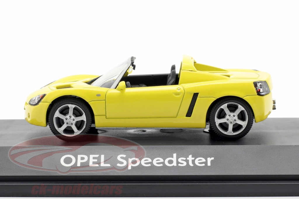Schuco 1:43 Opel Speedster yellow 9121874 model car 9121874 9121874 1799032