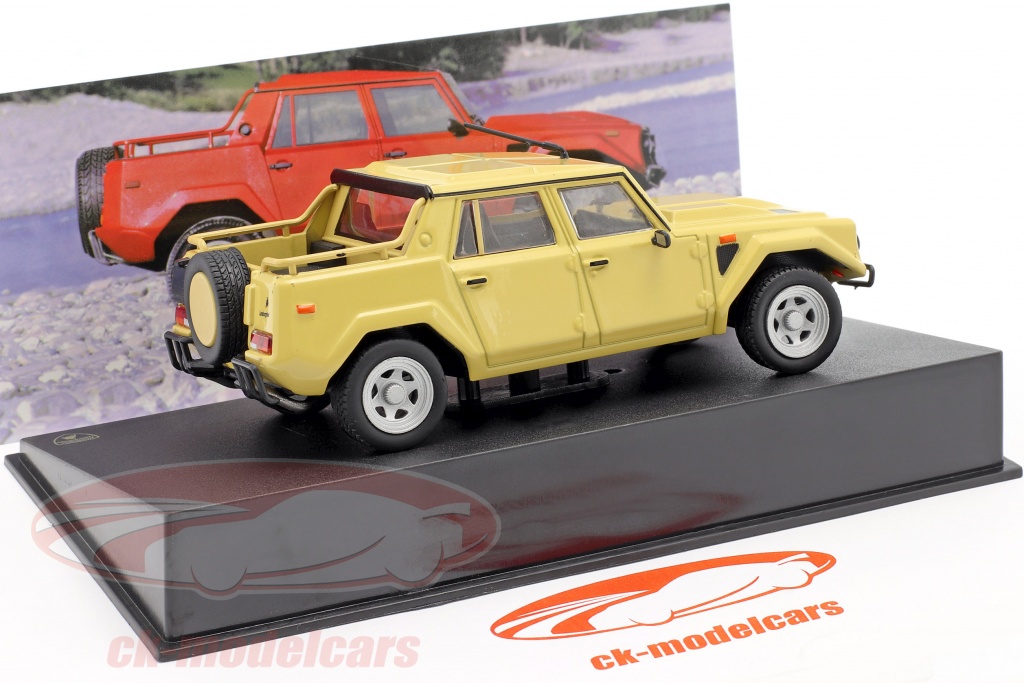 Leo Models 1:43 Lamborghini LM 002 year 1986 sand yellow MAG JT20 model ...