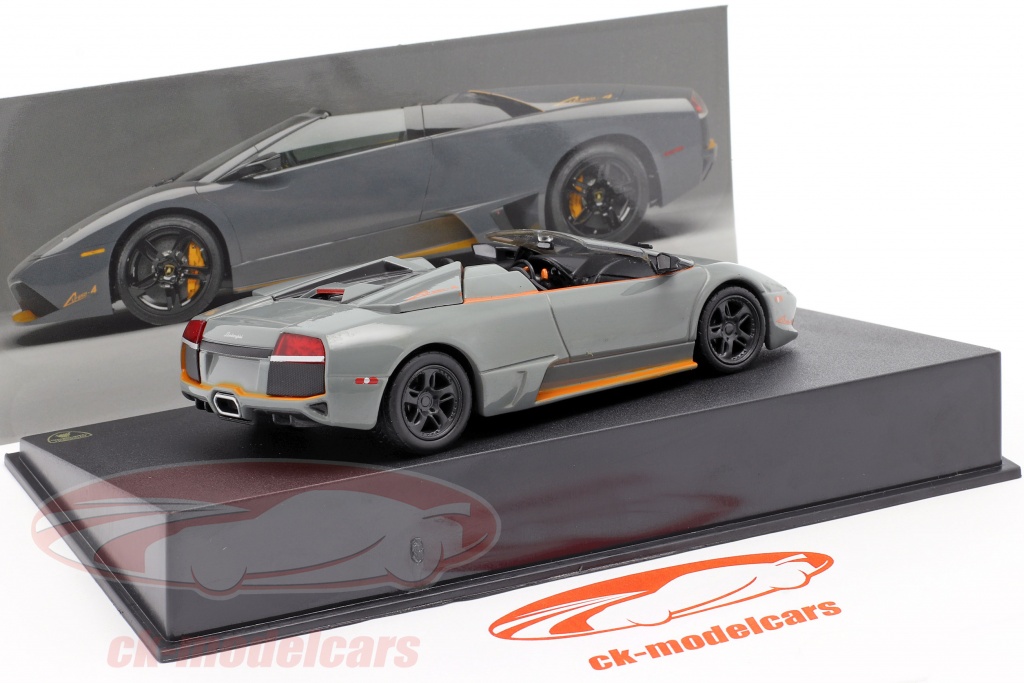 Leo Models 1:43 Lamborghini Murcielago LP650-4 Roadster 2009 グレー / オレンジ ...