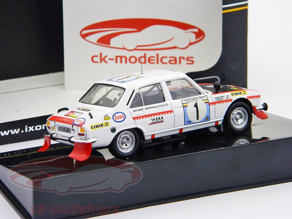 Ixo 1:43 Peugeot 504 #1 T. Makinen, H. Liddon Rallye Safari 1975 RAC177 ...