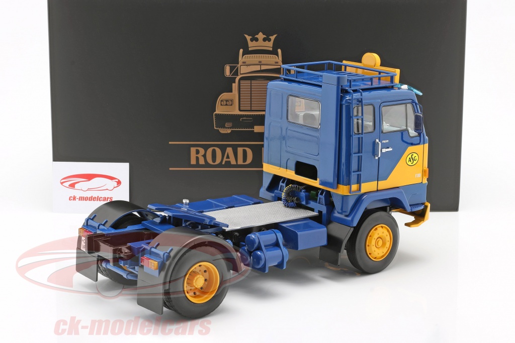 Road Kings 1:18 Volvo F88 Truck ASG Transport 1965 blue / yellow ...