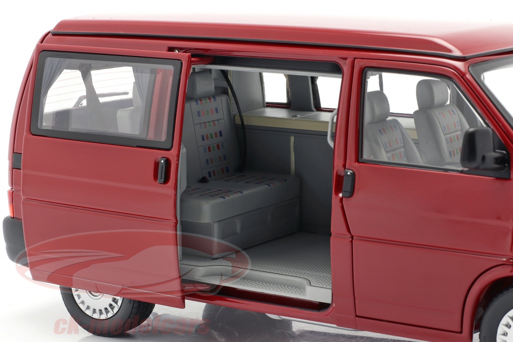 Schuco 1:18 Volkswagen VW T4b Westfalia autocamper rød 450042000 model ...