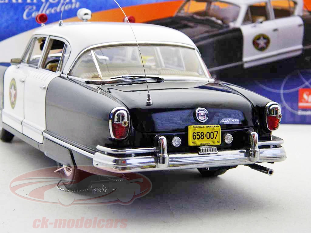 Sun Star Models 1:18 Nash Ambassador Airflyte Police Car 1952 5115 ...
