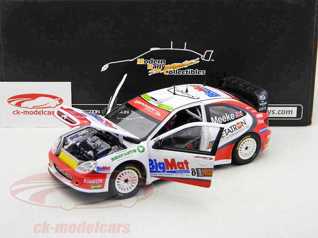 Sun Star Models 1:18 Citroen Xsara WRC #8 K. Meeke Rally Sprint Bologna ...