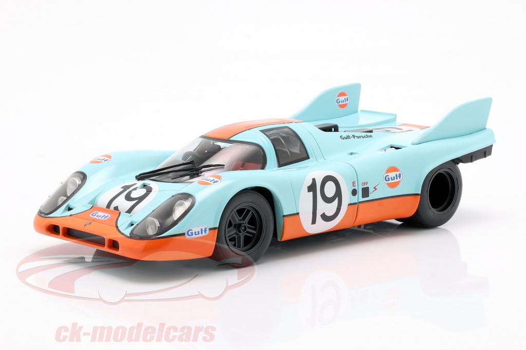 CMR 1:18 Porsche 917K Gulf #19 2 ° 24h LeMans 1971 Attwood, Müller ...