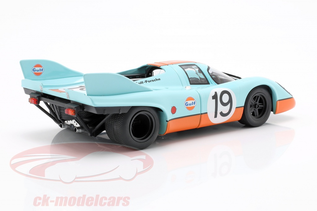 CMR 1:18 Porsche 917K Gulf #19 2 ° 24h LeMans 1971 Attwood, Müller ...