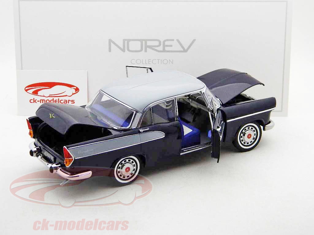 Norev 1:18 Simca Beaulieu 1958 dark blue 185731 model car 185731 ...