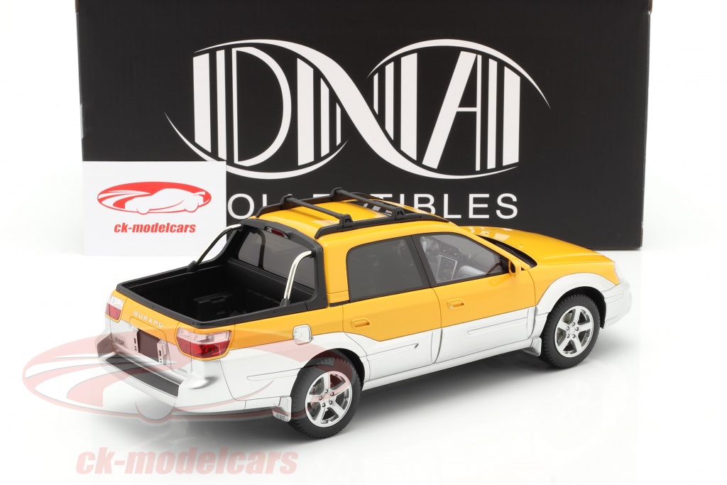 DNA Collectibles 1:18 Subaru Baja Pick-Up year 2003 yellow / silver ...