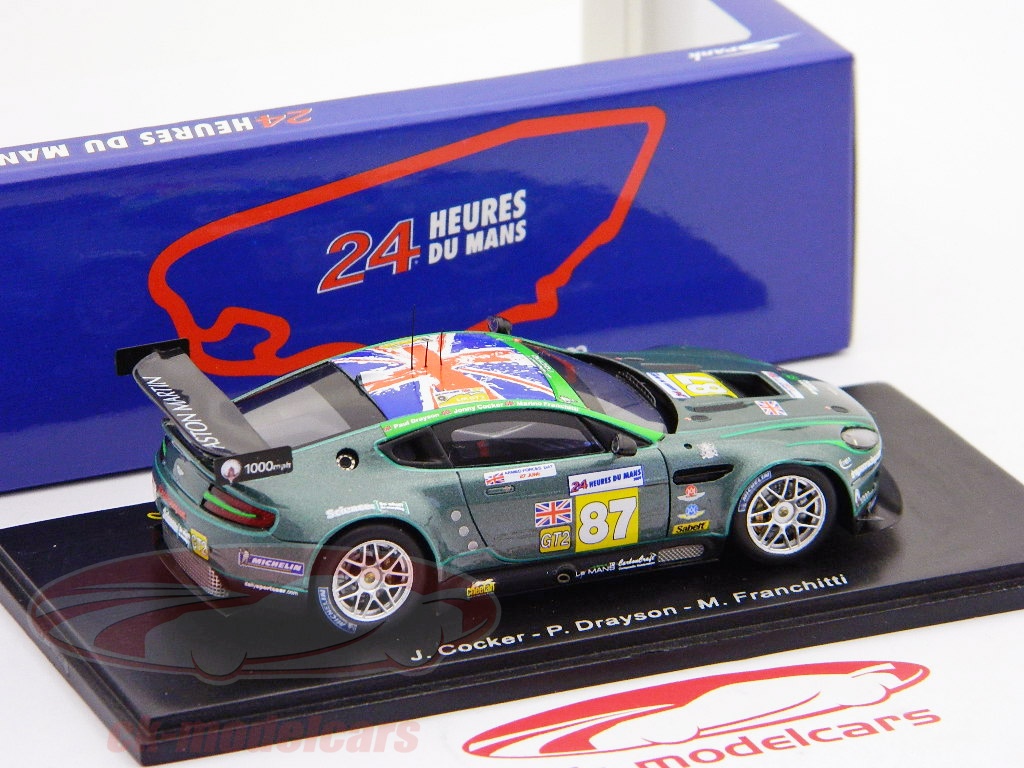 Spark 1:43 Aston Martin #87 24h LeMans 2009 Cocker / Drayson ...