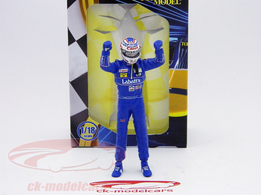 TopModelCollection 1:18 N. Mansell figure formula 1 world champion 1992 ...
