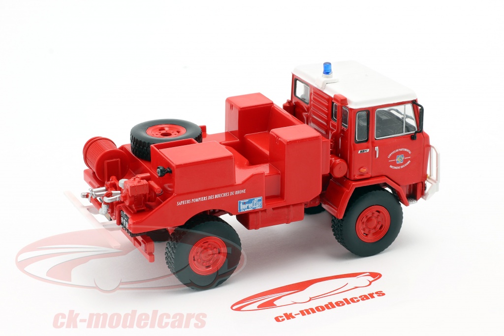 Atlas 1:43 Iveco-Unic 75 PC pompiers France rouge / blanc G190E037 ...