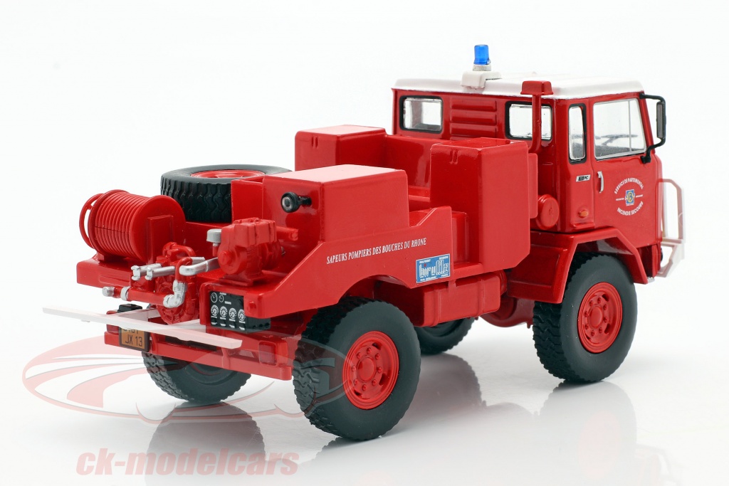 Atlas 1:43 Iveco-Unic 75 PC pompiers France rouge / blanc G190E037 modèle voiture G190E037 ...