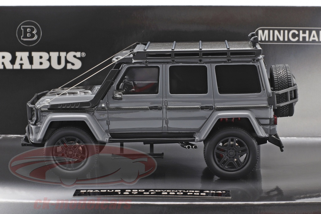 Minichamps 1:43 Brabus 550 Adventure 4x4 Jahr 2017 grau 437037160 ...