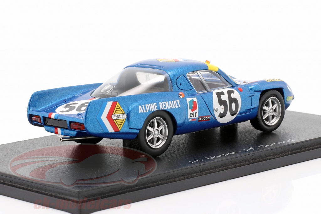 Spark 1:43 Alpine A210 #56 24h LeMans 1968 Marnat, Gerbault S5474 model ...