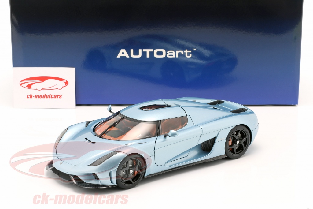 AUTOart 1:18 Koenigsegg Regera year 2016 horizon blue 79028 model car ...