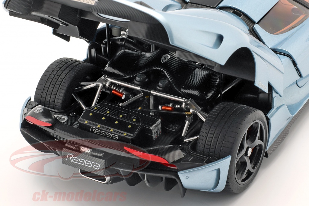 AUTOart 1:18 Koenigsegg Regera year 2016 horizon blue 79028 model car ...