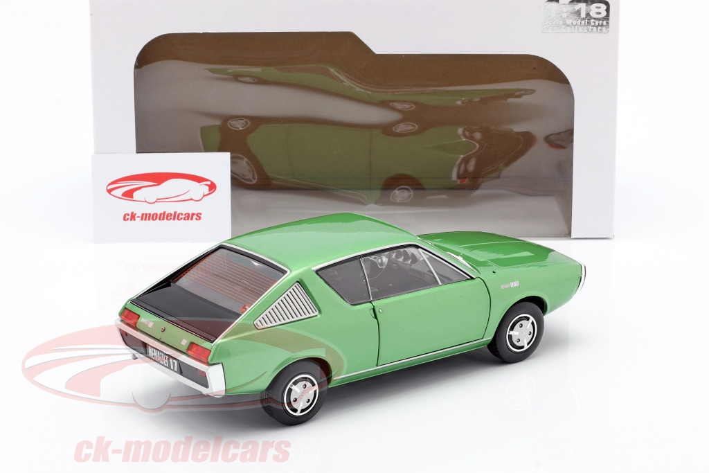 Solido 1:18 Renault R17 año 1976 verde metálico S1803701 modelo coche ...