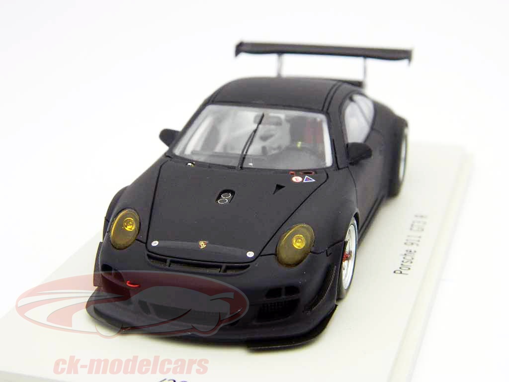 Spark 1:43 Porsche 911 GT3 R Promo Plain Body Version matt black SAM206 ...