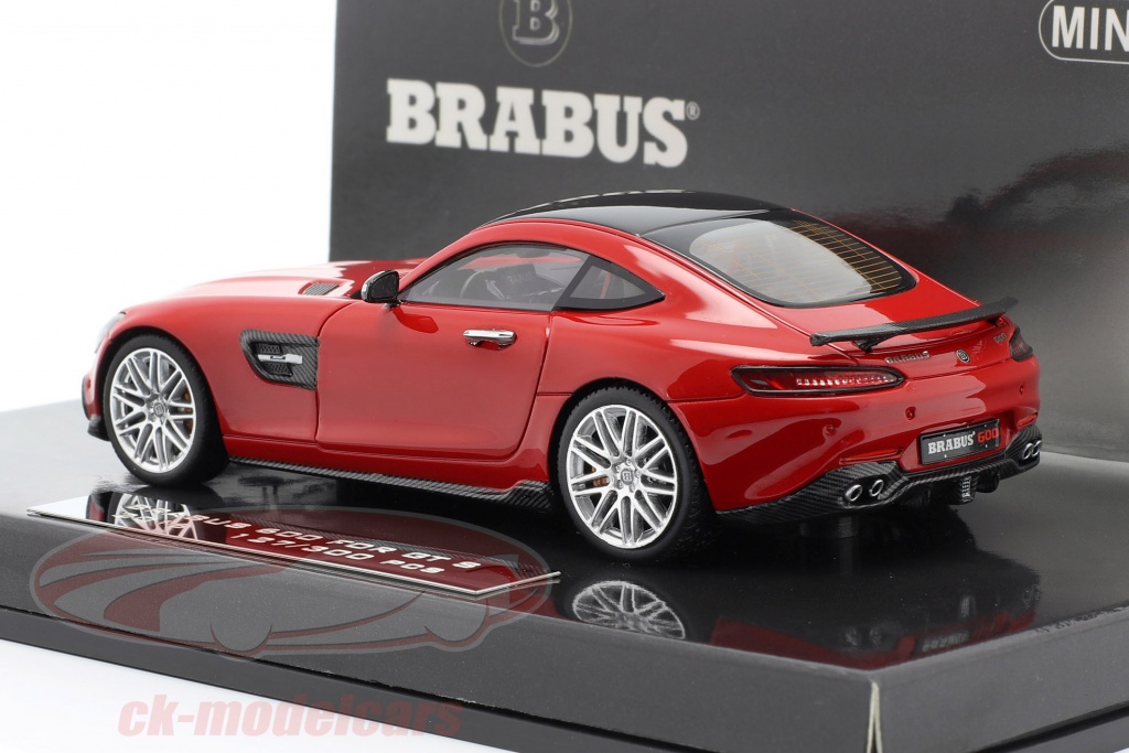 Minichamps 1:43 Brabus 600 GT S año 2016 rojo 437032521 modelo coche ...