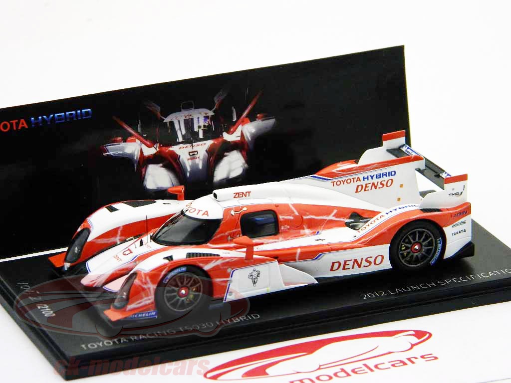 Spark 1:43 Toyota Racing TS030 Hybrid Launch Specification Car 24h ...