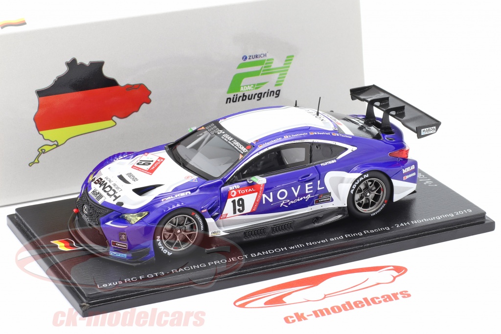 Spark 1:43 Lexus RC F GT3 #19 24h Nürburgring 2019 Racing Project ...