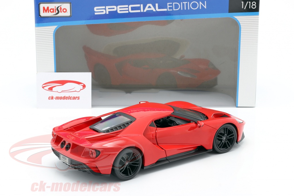 Maisto 1:18 Ford GT ano 2017 vermelho 31384 modelo carro 31384 ...
