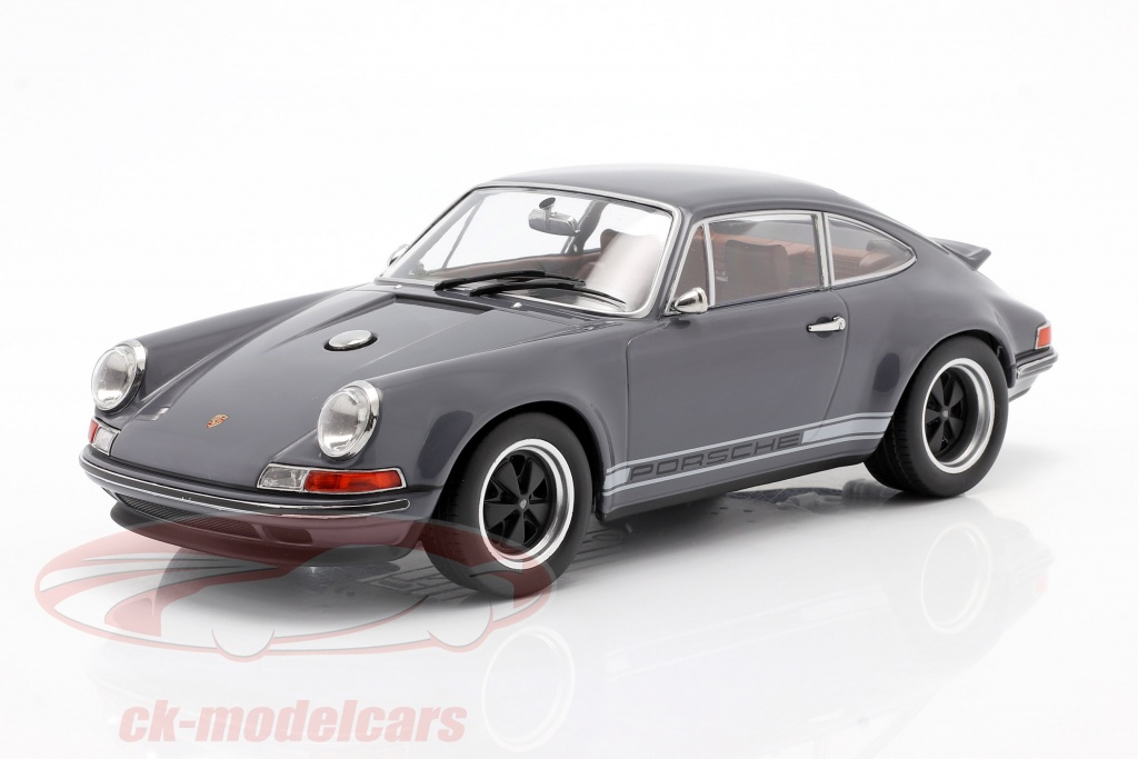 KK-Scale 1:18 Singer Coupe Porsche 911 変形 暗灰色 KKDC180442 モデル 車 ...