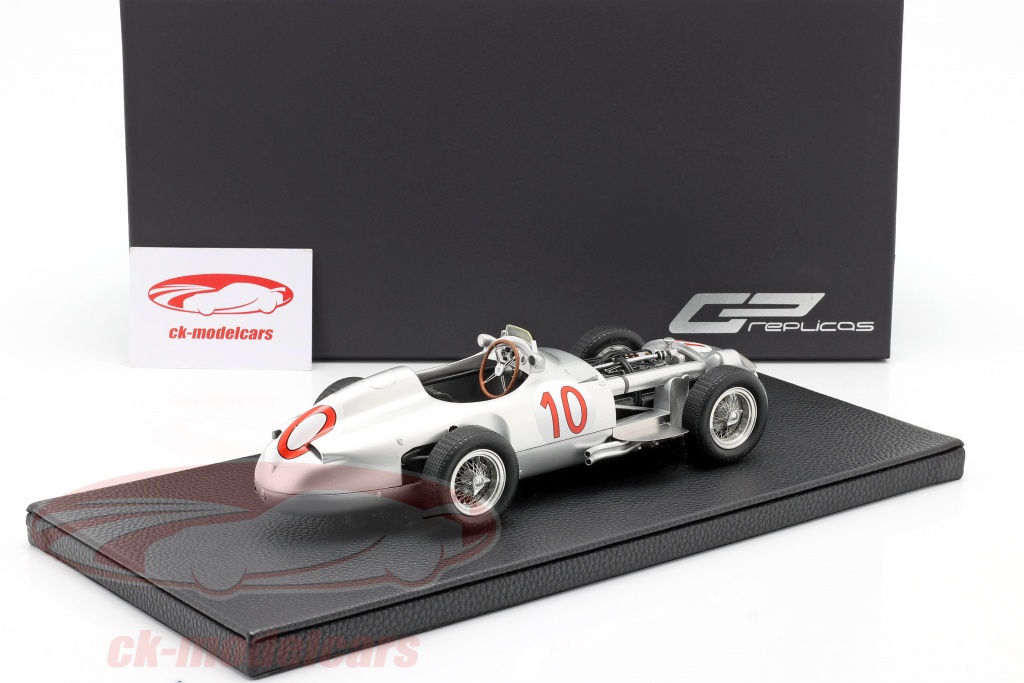 GP Replicas 1:18 J.M. Fangio Mercedes-Benz W196 #10 ganador Belga F1 Campeón mundial 1955 GP015B ...